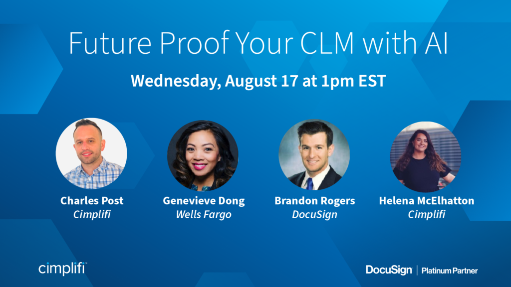 WEBINAR: Future Proof Your CLM with AI - Cimplifi